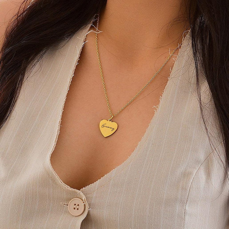 Pandora Engraved Necklace: Your Story in Every Letter – Sunrise Bling ...