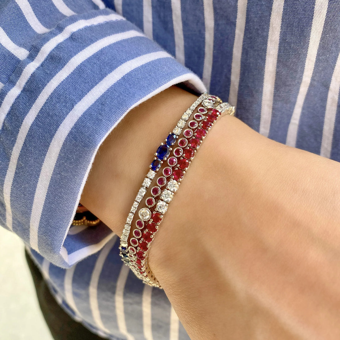 Ruby Bracelet: Red Sparkle for Every Look – Sunrise Bling Jewelry